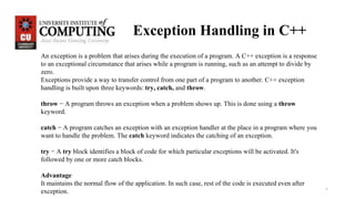 6-Exception Handling and Templates.pptx
