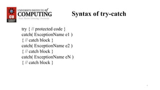 6-Exception Handling and Templates.pptx