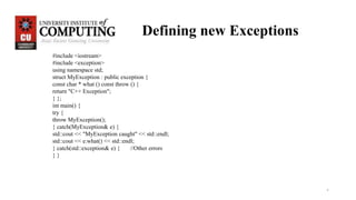 6-Exception Handling and Templates.pptx