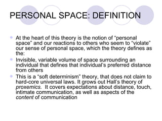 Expectancy Violations Theory | PPT