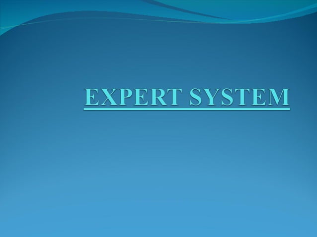 6.expert systems | PPT