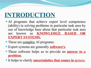 6.expert systems | PPT