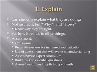 6 Facets Of Understanding | PPT