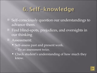 6 Facets Of Understanding | PPT