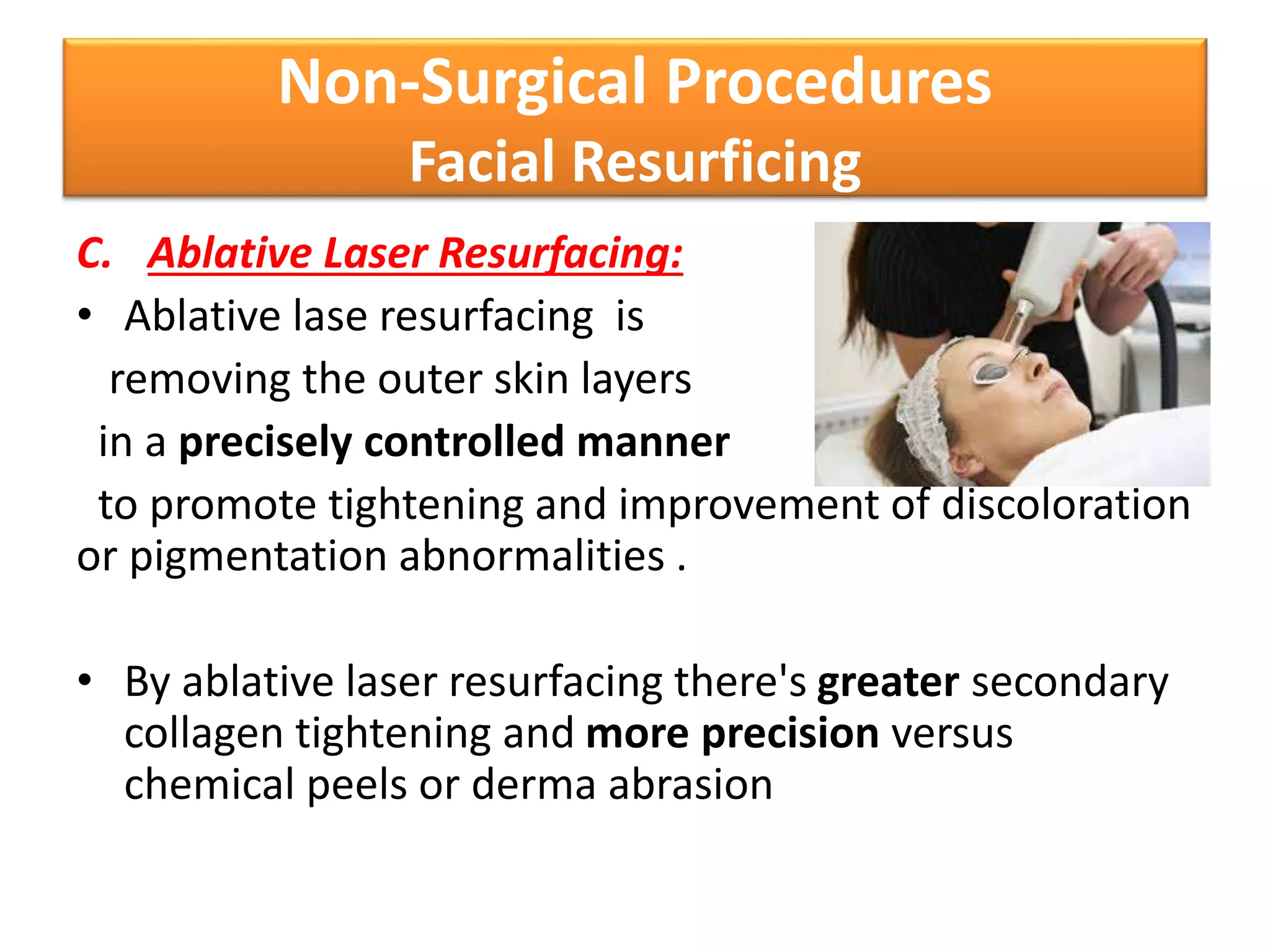 lecture 1 facial cosmatic surgery | PPTX
