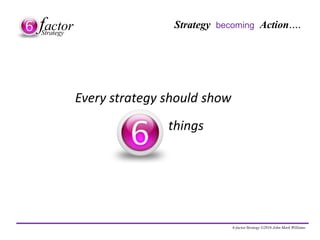 6-Factor Strategy | PDF