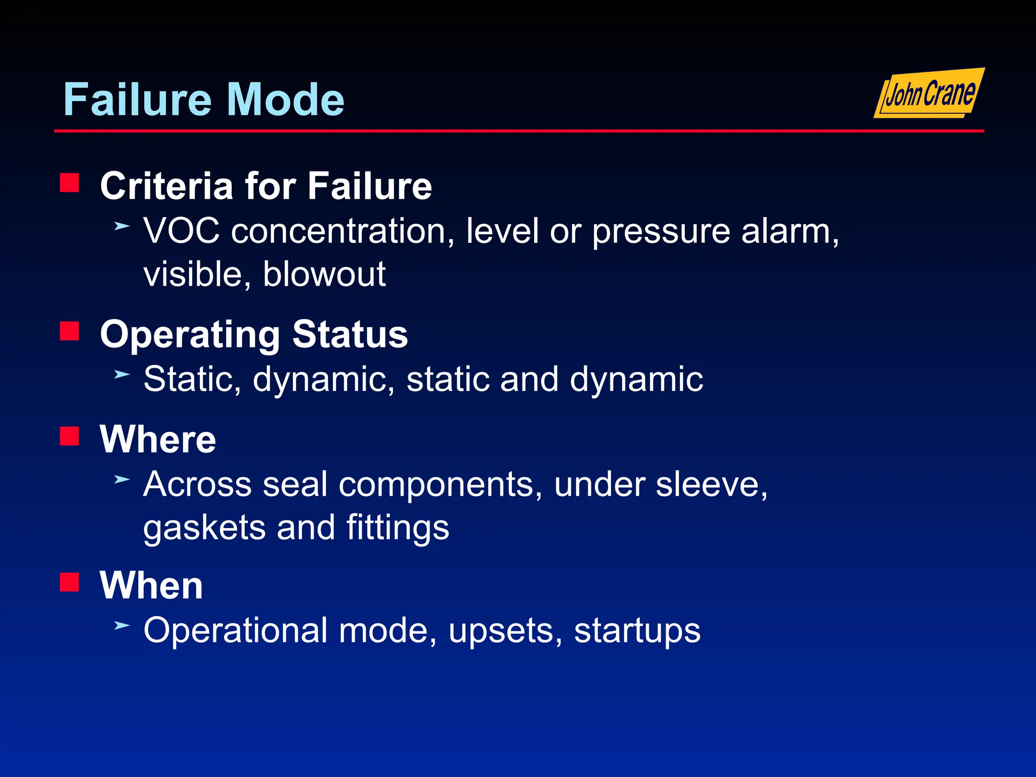 mechanical seal failure modes and classificationa | PPT