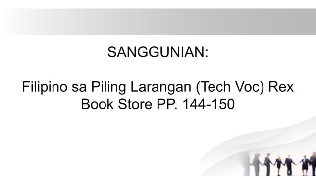 6-FEASIBILITY-STUDY.pptx Filipino sa Piling Larang | PPTX