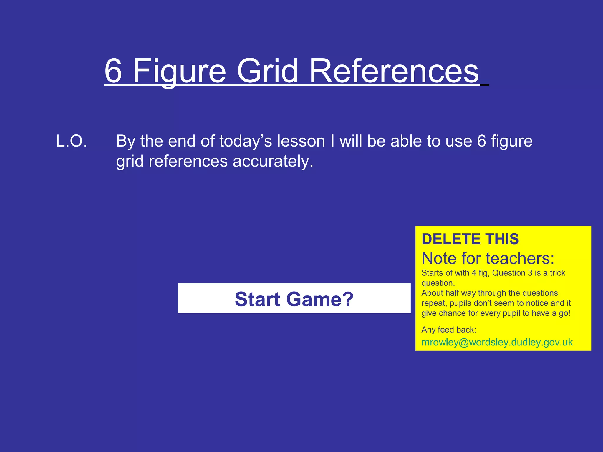 6 Figure Grid References | PPT