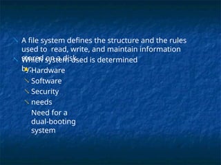 6-File Systems logically for storage and retrieval..pptx