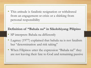 Bahala Na Attitude: A Filipino Way Of Coping With Uncertainties – PBSNB