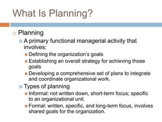 Foundations of planning | PPSX