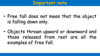 Free fall | PPTX
