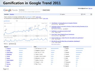 Gamification 정의와 사례를 통해 알아보기 | PPT | Free Download