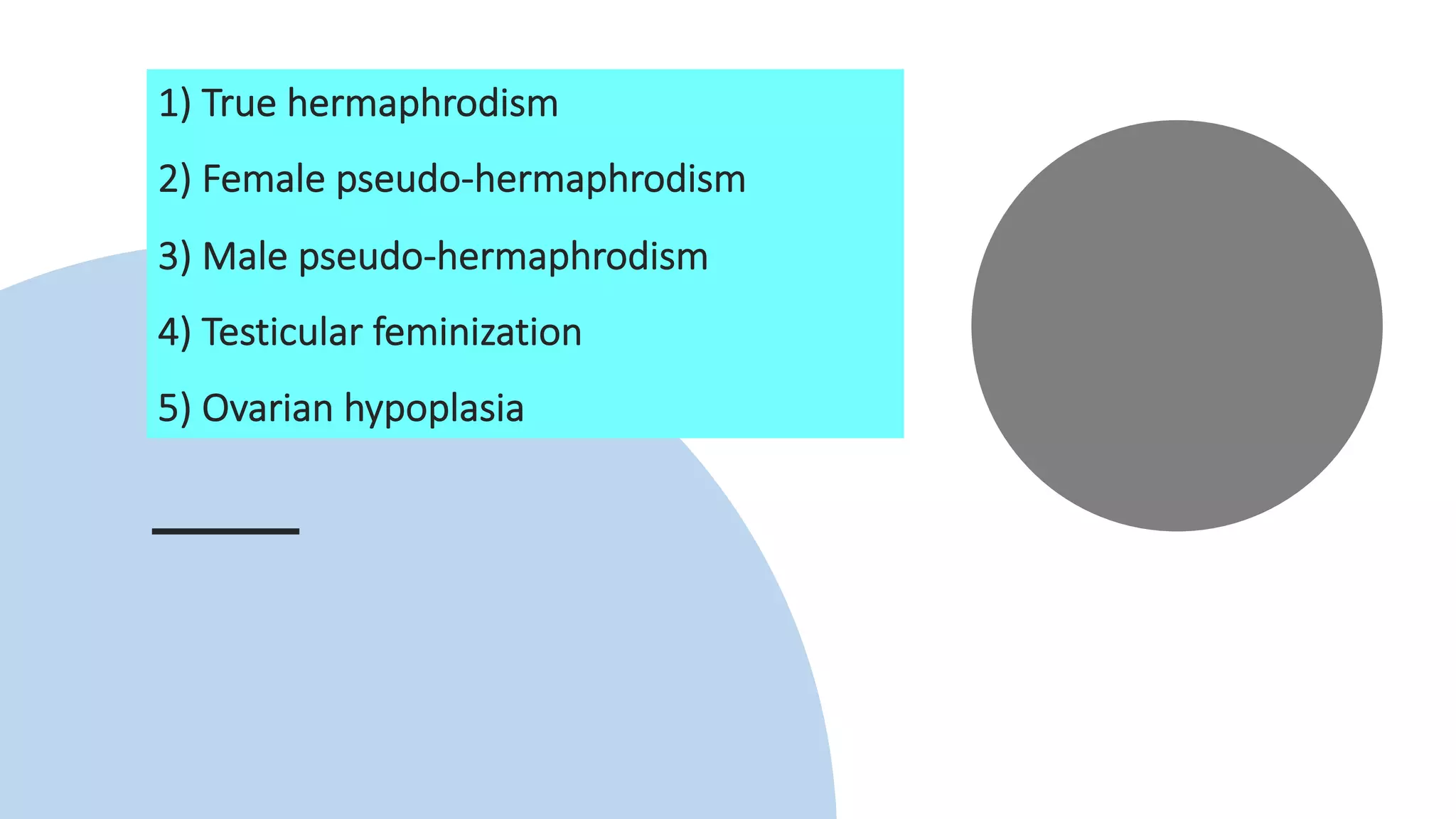 Genital system anomalies (1): Hermaphroditism | PDF
