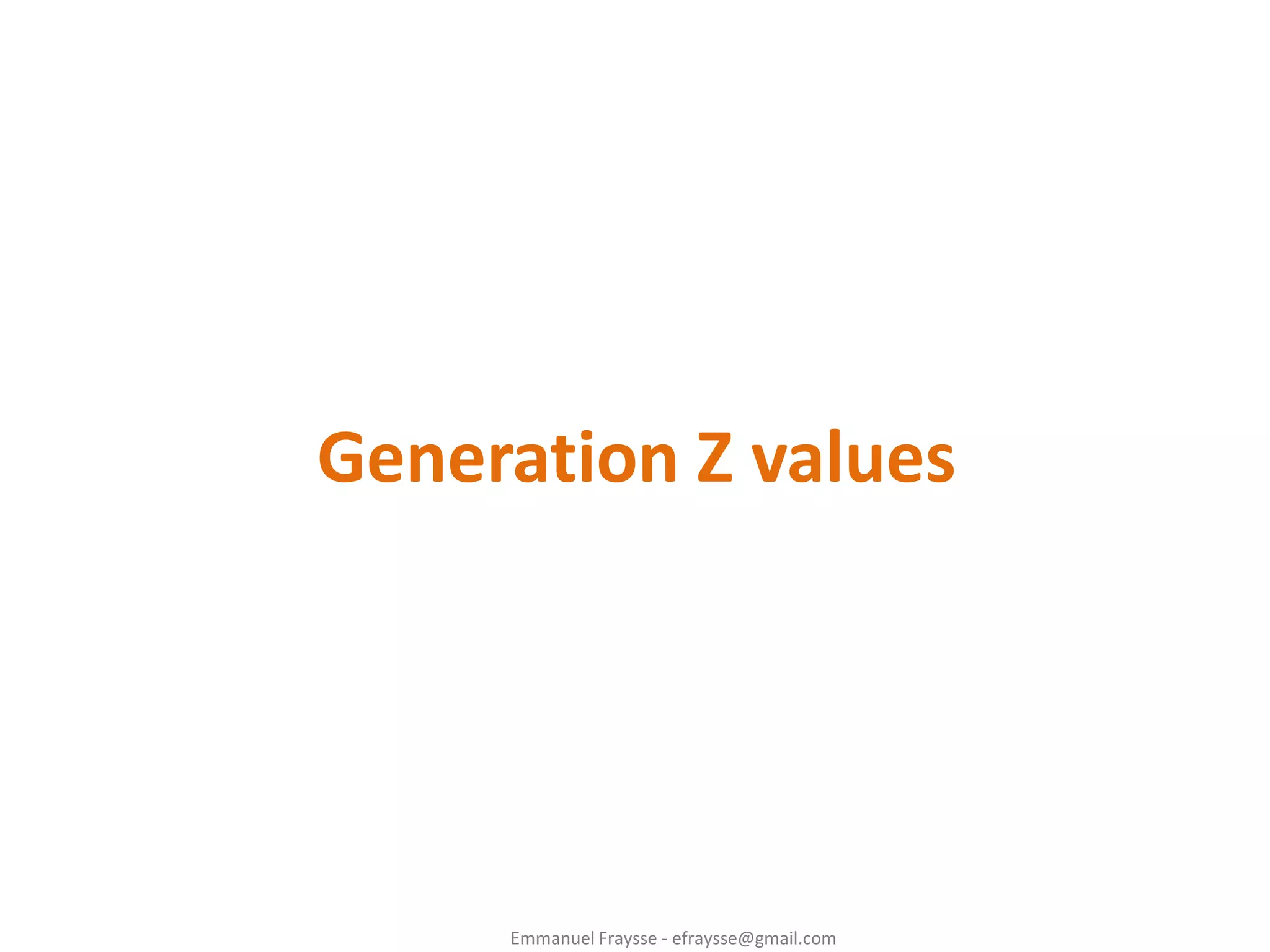 Generation Z : How to deal with them ? | PPT