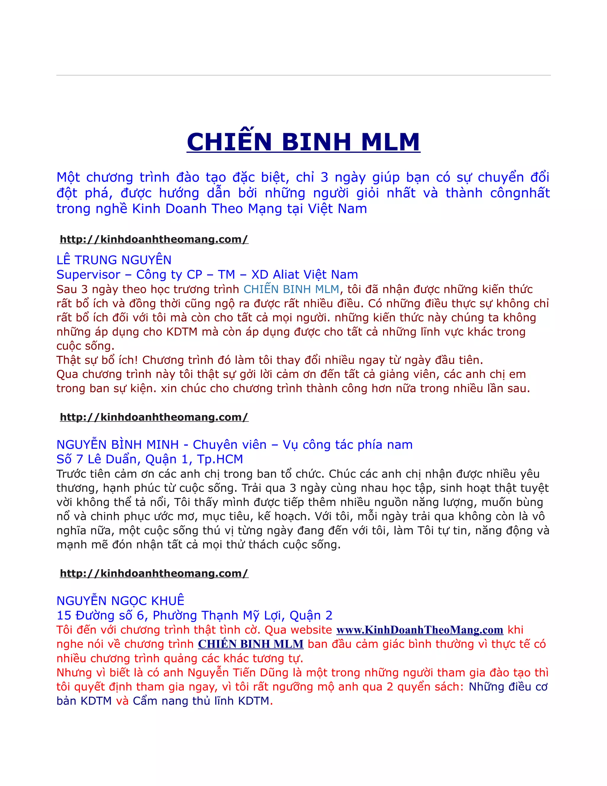 Giới Thiệu Doanh Nghiệp Của Mình Như Thế Nào | PDF