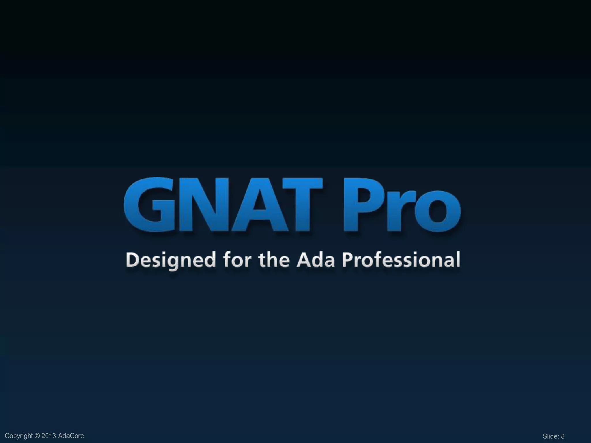 GNATdashboard | PPT