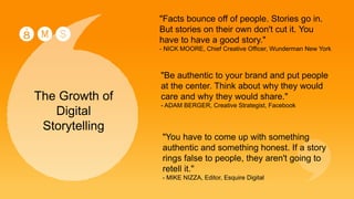 6 Great Examples of Digital Storytelling | PPTX