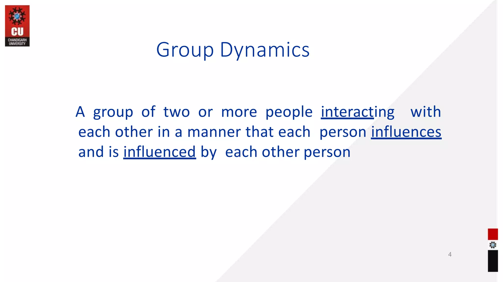 Group Dynamics and teams.pptx | Free Download