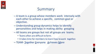 Group Dynamics and teams.pptx