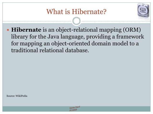 6 Hibernate Ppt