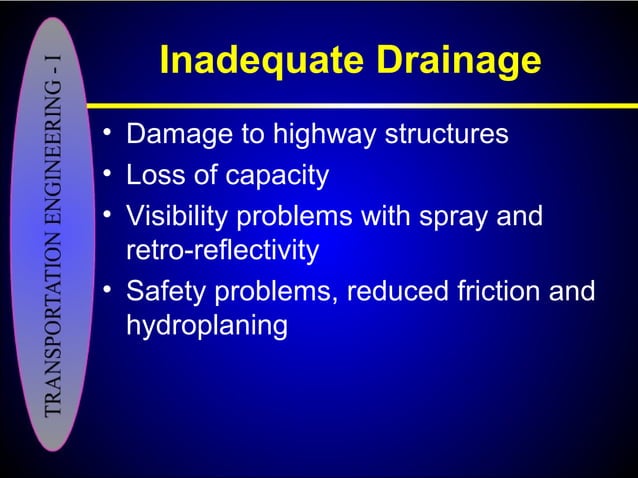 Highway drainage system and how it works | PPT | Geography | Science
