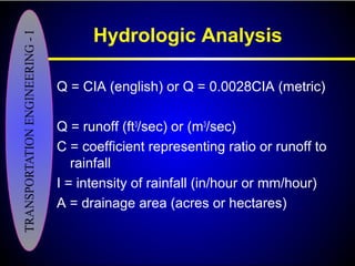 Highway drainage system and how it works | PPT