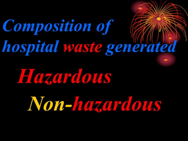 Hospital Waste Presented By Mehrab Khan Bugti | PPT