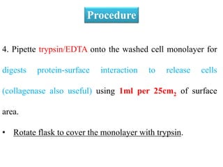 6 how do we culture cells in the laboratory lecture 6 | PPTX