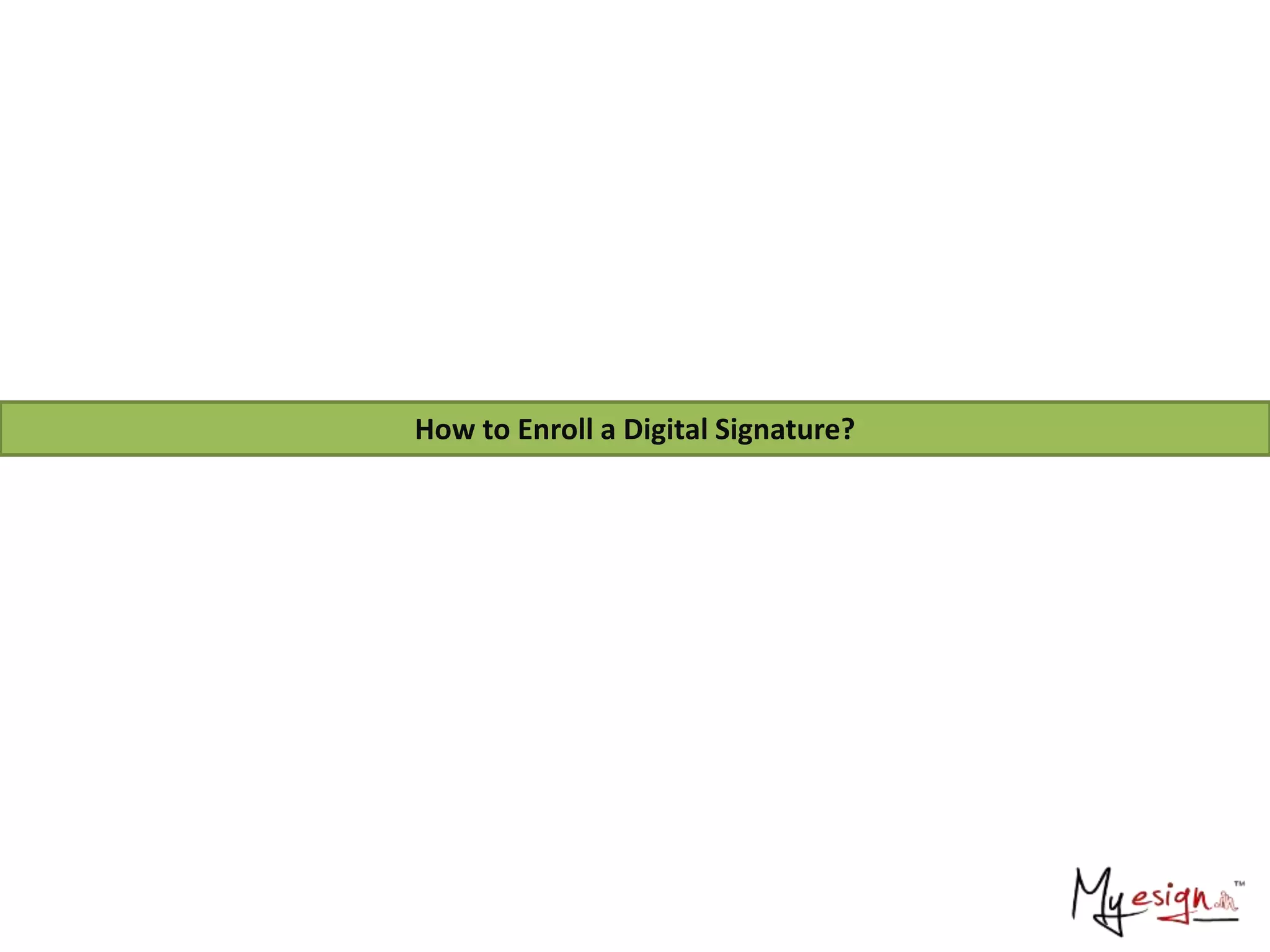 6 How to apply digital signature | PPT