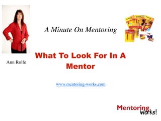 6 How To Approach A Mentor | PPT