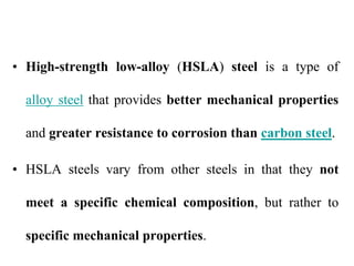 HSLA steel | PPT