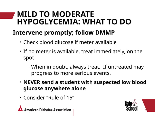 ppt Hypoglycemia management Hypoglycemia management | PPT
