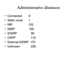 CCNA part 6 igrp,ospf,eigrp | PPT