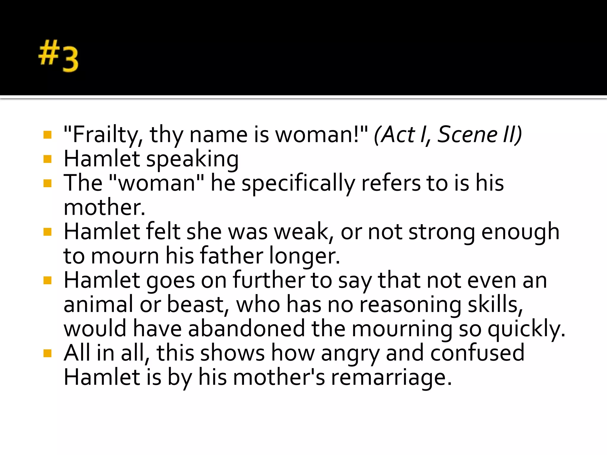 6 important quotations hamlet | PPTX