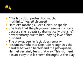 6 important quotations hamlet | PPTX