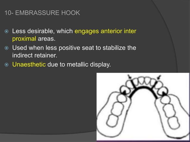 INDIRECT RETAINERS IN REMOVABLE PARTIAL DENTURES | PPTX | Dental Health ...