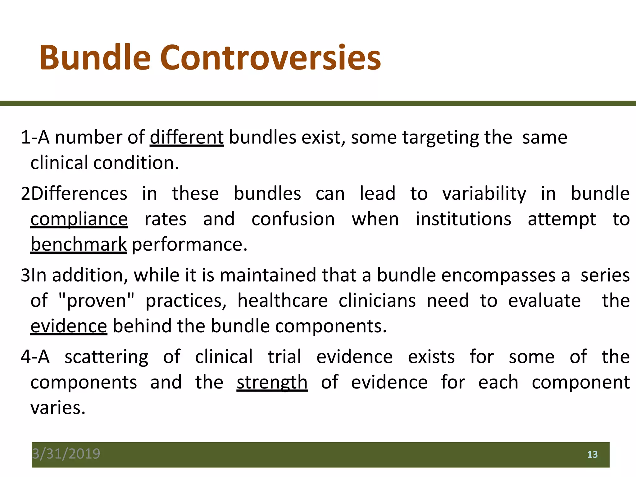 Infection Control Bundles | PPTX