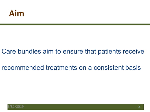 Infection Control Bundles | PPTX | Surgery | Medical Health