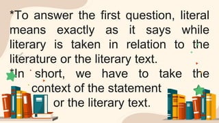21st Century Literature-Inferring Literary Meaning based on Usage .pptx