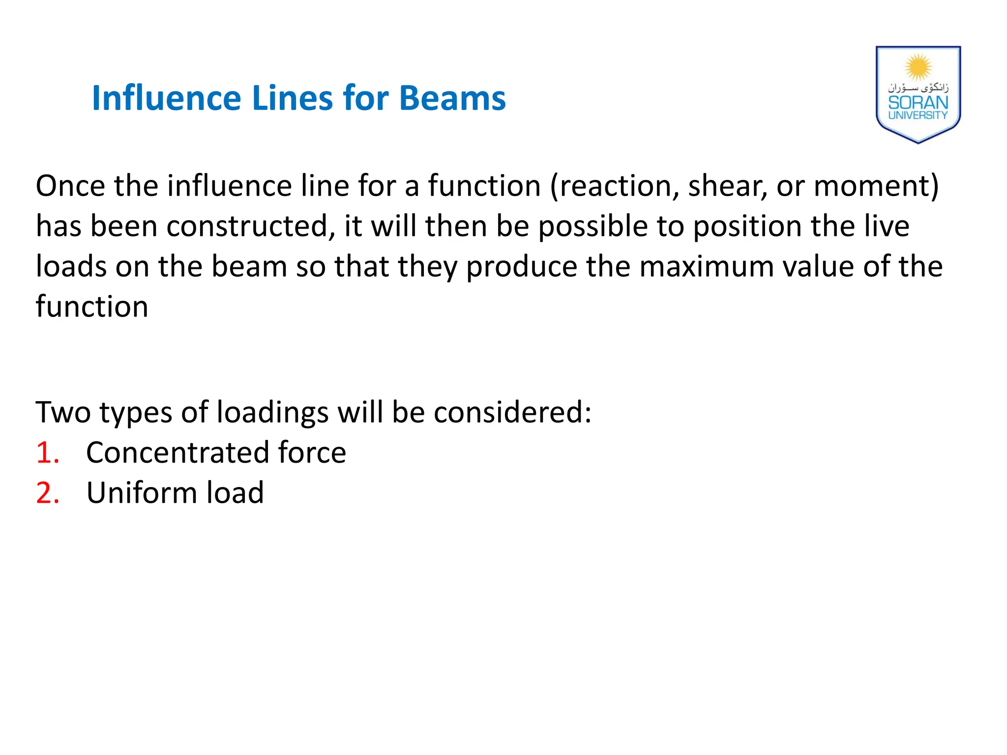 6-Influence lines for statically Determinate structures.pdf