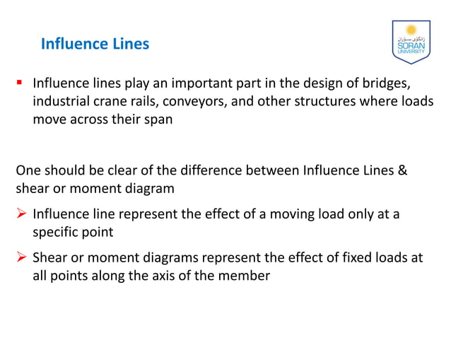 6-Influence lines for statically Determinate structures.pdf