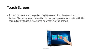 6 input output devices | PPT