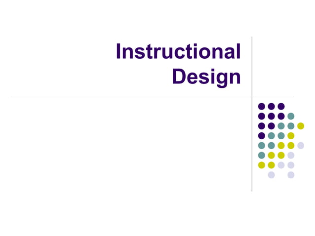 6 instructional design | PPT