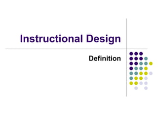6 instructional design | PPT