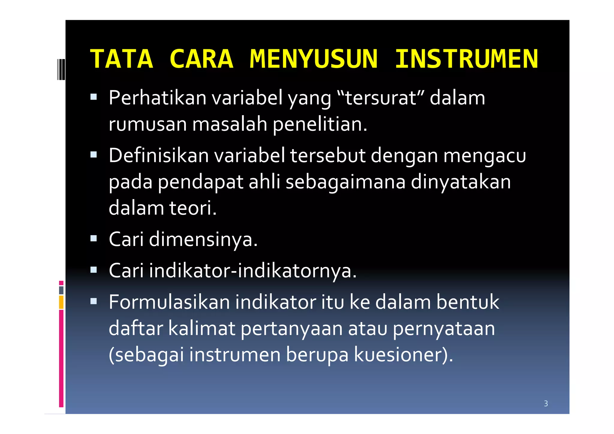 6. instrumen penelitian | PDF
