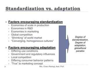 6. International Marketing, Market Selection, Modes of Entry in ...