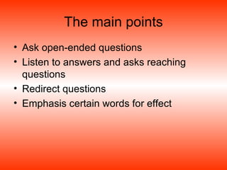 6 Interview Techniques | PPT