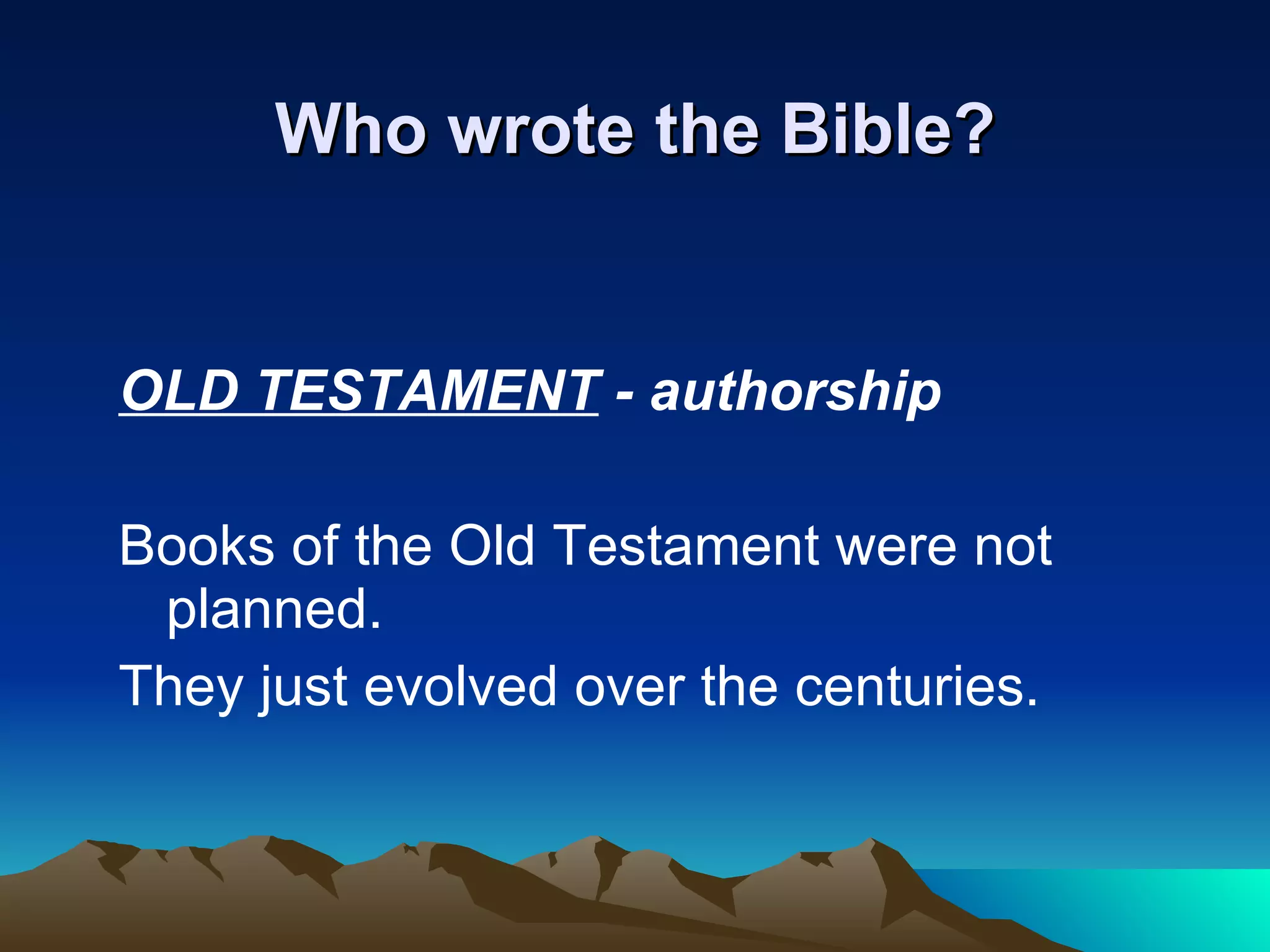 6 Intro To Bible | PPT
